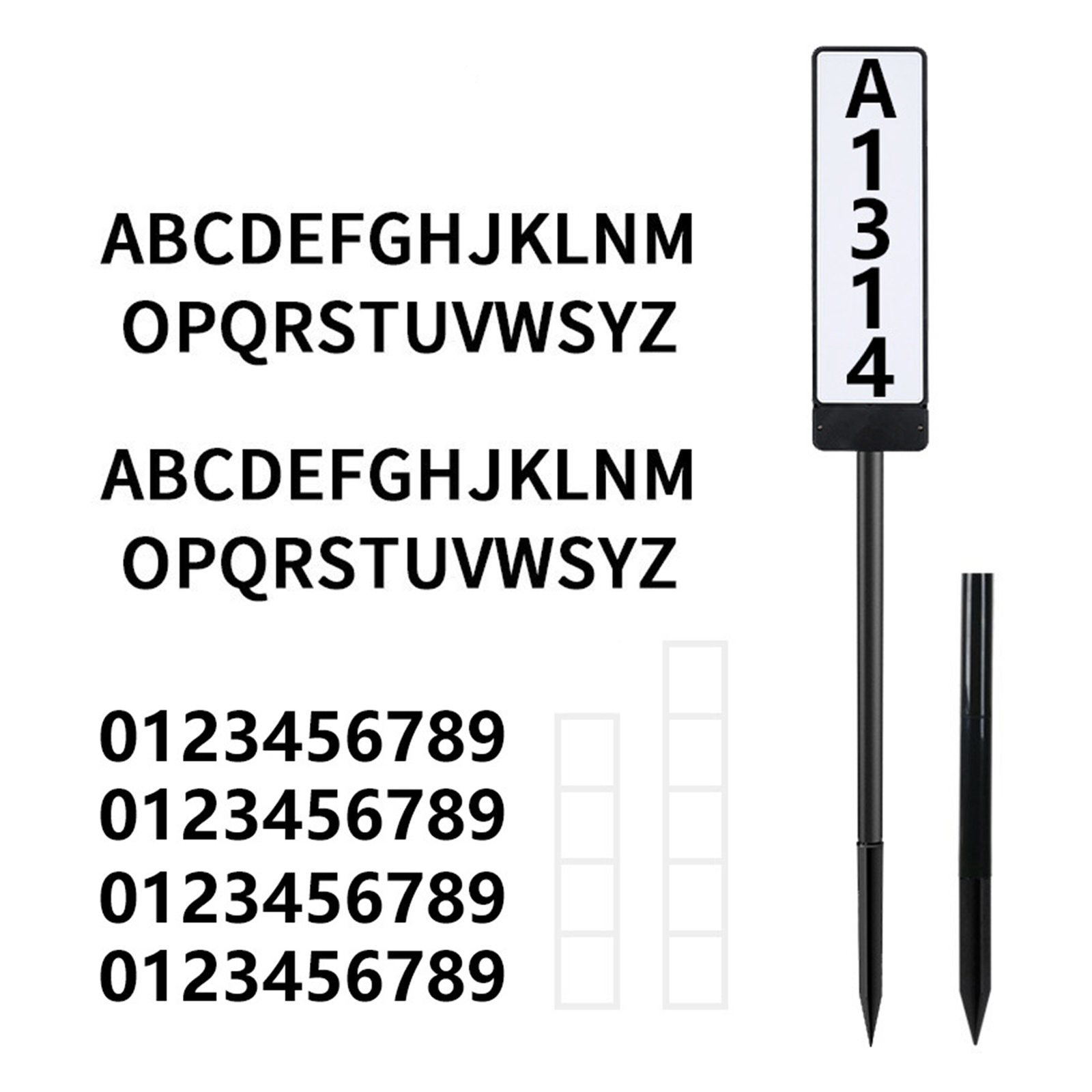 Outdoor Lighting Ground Mounted Sign