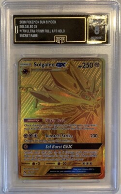 GMA 8 Solgaleo 173/156 Ultra Prism Holographic Pokemon Card | eBay