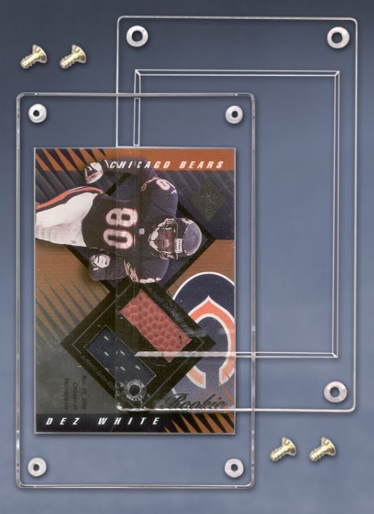 (6-Pack) Pro-Mold Thick Card Recessed 4-Screw Card Holder 100pt Size ...