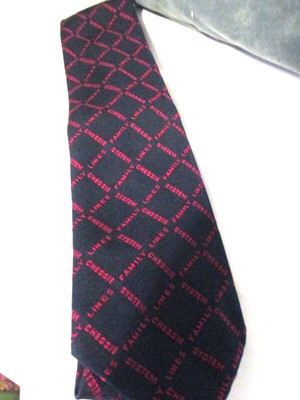 Chessie System Family Lines Red & dark Blue Tie C&O Railways VINTAGE | eBay