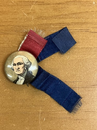 George Washington 1932 campaign pin button political Ribbon | eBay