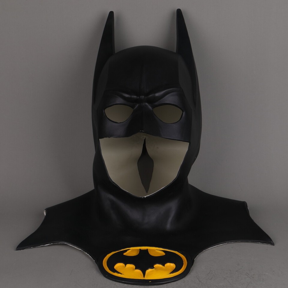 1989 Version The Batman Masks Full Head Bruce Wayne Cosplay Superhero ...