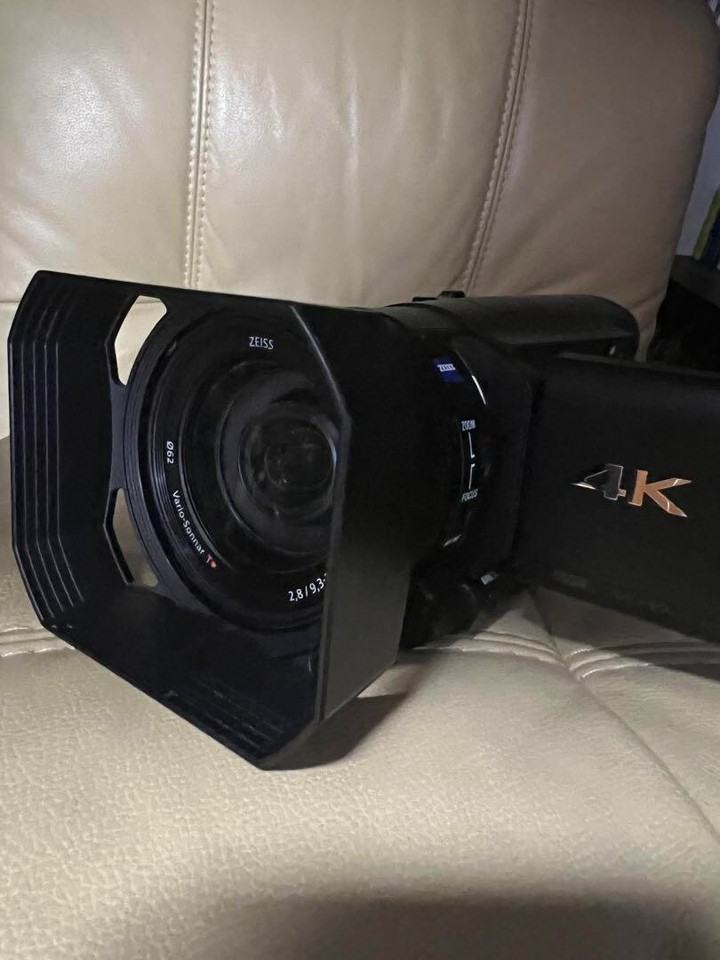 SONY Camcorder FDR-AX100 4K 12x optical Black Handycam FDR-AX100 BC ...