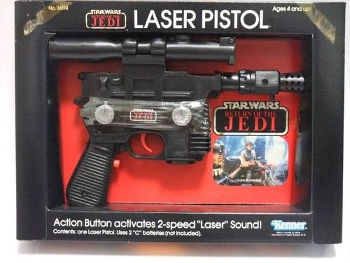 Vintage Kenner Star Wars Laser Pistol Blaster Toy EP6 Han Solo | eBay
