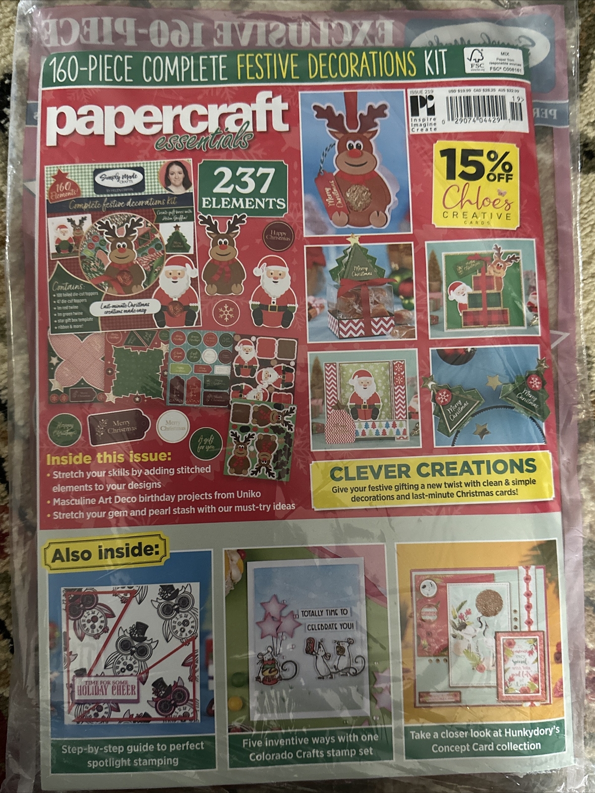 Papercraft Essentials Magazine UK 219 Simply Made Crafts Craft ...