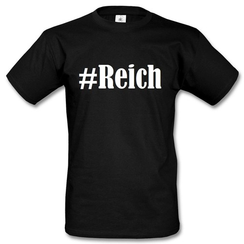 T-Shirt #Reich Hashtag Raute für Damen Herren und Kinder | eBay.de