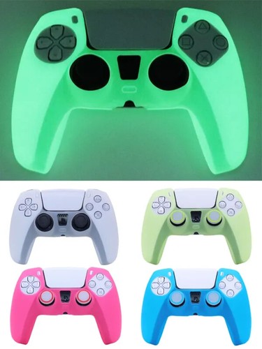 New PS5 Glowing Controller Silicone Controle Case Skin Games Accessories Cover | eBay