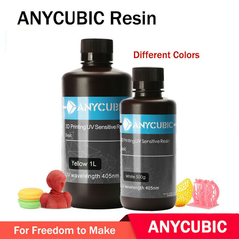 ANYCUBIC Multi-Color 405nm UV Sensitive Rapid Resin for LCD 3D Printer ...