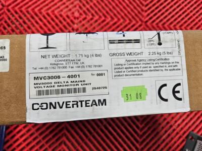 New GE Converteam MVC3006-4001 Delta Mains Monitor Unit MV3000 | eBay