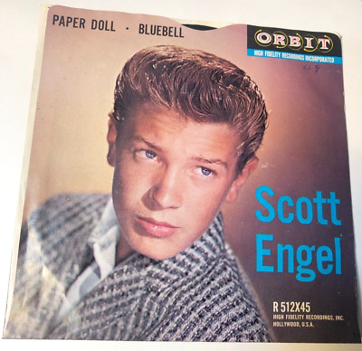 Scott Engel Scott Walker 7" Record 45 & Picture Sleeve Paper Doll ...