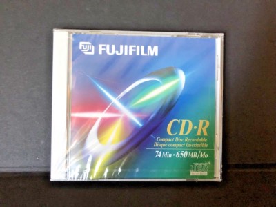 ONE (1) FUJIFILM - CD-R 650 MB ( 74 min ) (NEW & Sealed) Fuji Film ...