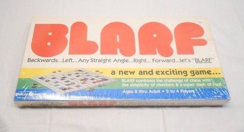 BLARF BOARD GAME SEALED NEW PARLOR GAMES, INC # 1001 COMBINES CHESS ...