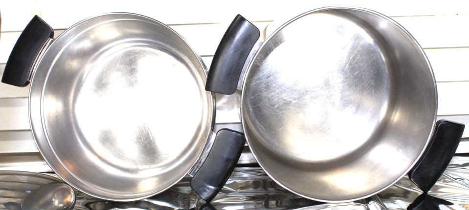 Revere Ware Double Boiler USA Pre-1968 Copper Bottom 5 Qt Stock Pot ...