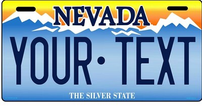 Nevada License Plate Personalized Custom Car Auto, Bike, Motorcycle | eBay