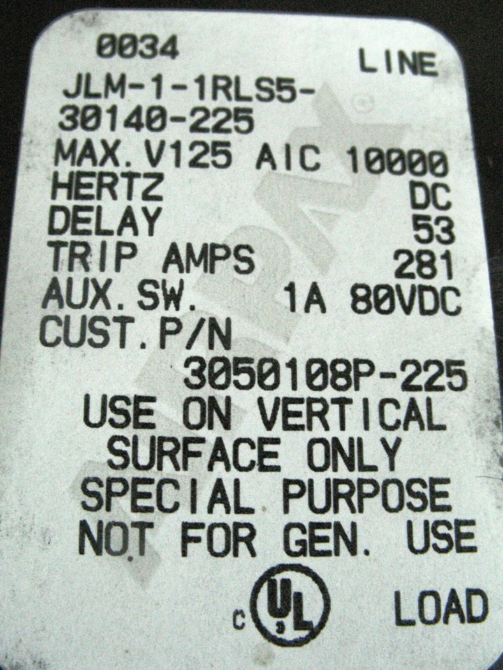 225 Amp 125Vdc DC Panel Mount Breaker for Off Grid Solar Inverter-DIY ...