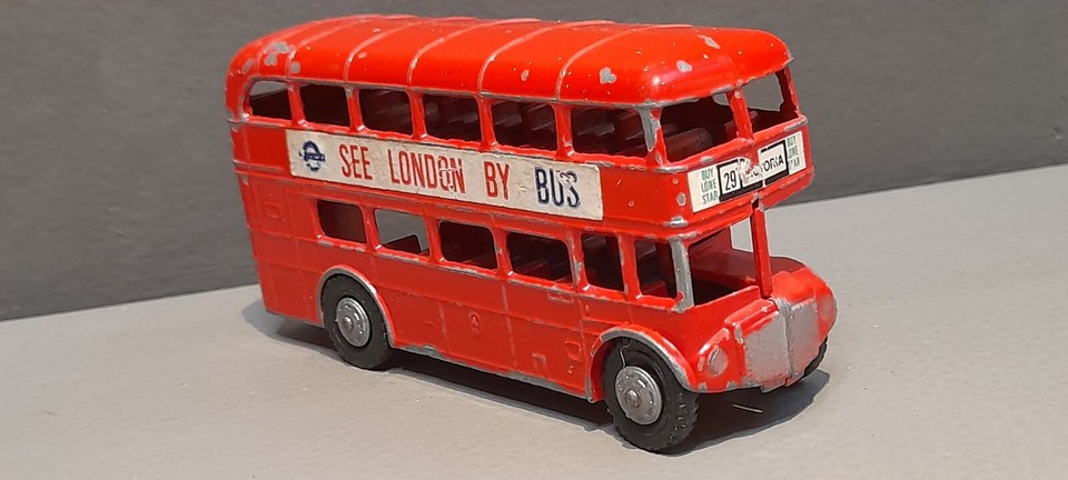 Vintage London Bus Lonestar AEC Routemaster Diecast Metal Model Toy ...