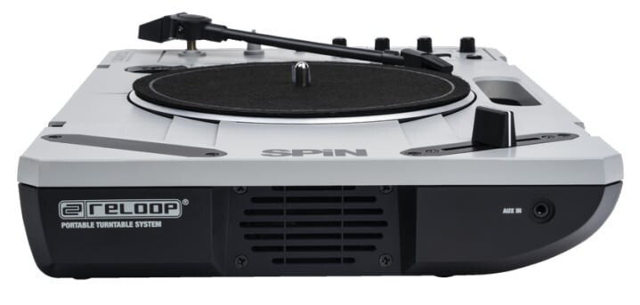 Reloop Spin Portable Turntable System JP Silver Audio Record Player ...