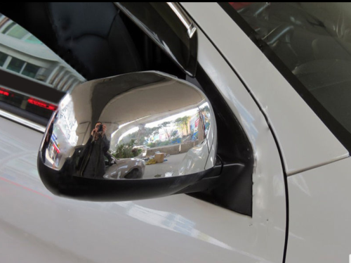 Chrome Rearview Side Mirror Cover Trim for 11-15 Mitsubishi Outlander ...