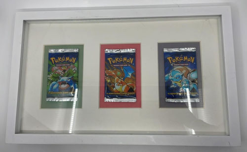 Pokemon Base Set Booster Pack Black Triangle Error New/Sealed All 3 ...