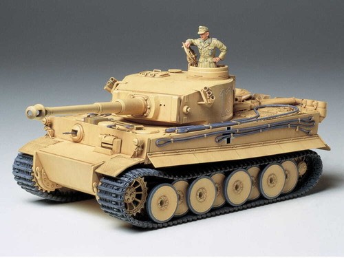 TAMIYA 35227 1:35 German Tiger I Initial Production (Africa) Plastic ...