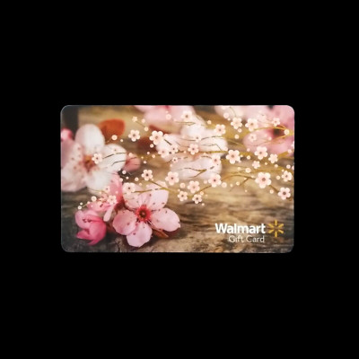Walmart Pink Cherry Blossom NEW COLLECTIBLE GIFT CARD NO VALUE #8745 | eBay