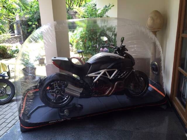 Amazon Protection Indoor Motorcycle Capsule Bubble Cover 98.4" x 47.2 ...