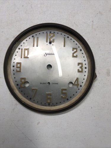 Vintage Sessions Westminster Mantle Clock Face & Bezel w/ Glass PARTS ...