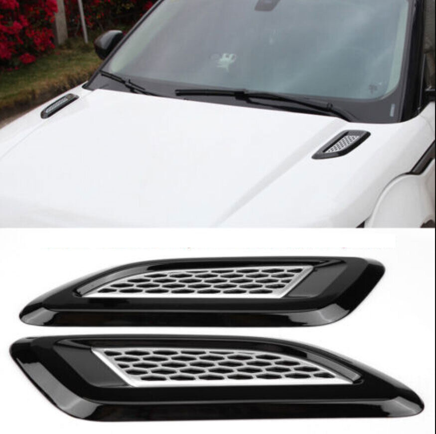 For LR Freelander 2 LR2 2008-2015 Glossy Black Engine Hood Fender Air ...