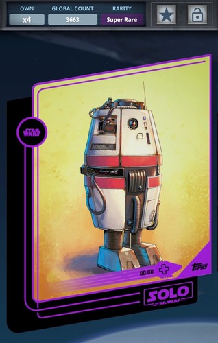 Star Wars Card Trader DIGITAL Solo Illustrated Story Bonus DD-BD Droid | eBay