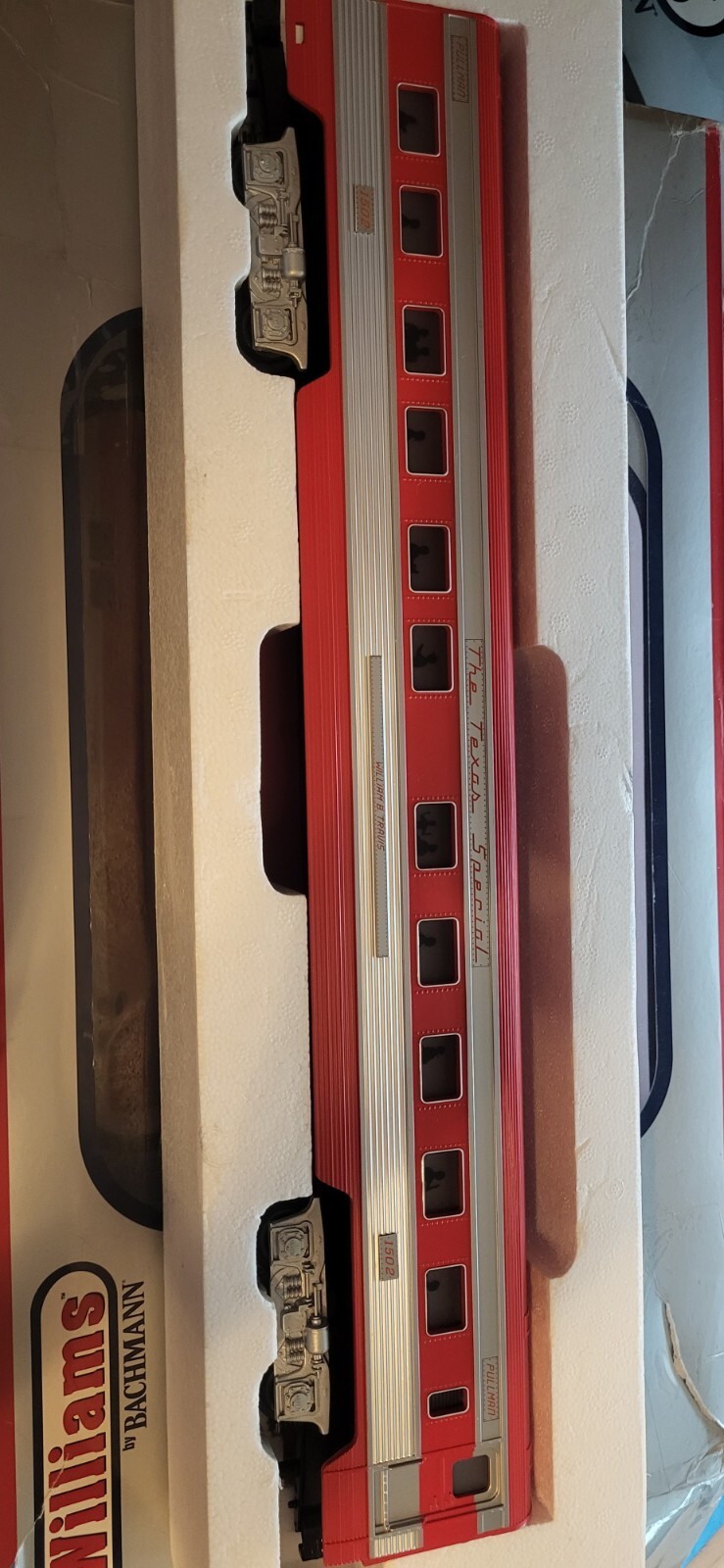 Williams 43171 O Gauge Texas Special 72 Ft. Streamline Passenger 4-Pack ...