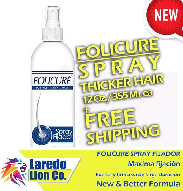 FOLICURE for Fuller Thicker Hair Spray 12fl Oz for sale online | eBay
