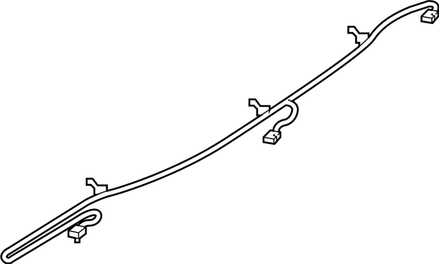 Genuine Nissan Harness Sub Rear Bumper 240935RW0A / 24093-5rw0a OEM for ...