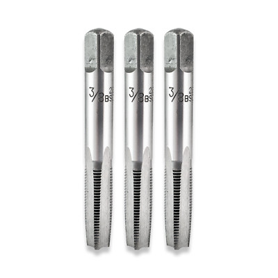 3/8" x 26 TPI BSCY CYCLE TAPS SET OF FIRST SECOND TAPER TAPS 3/8 X 26 ...