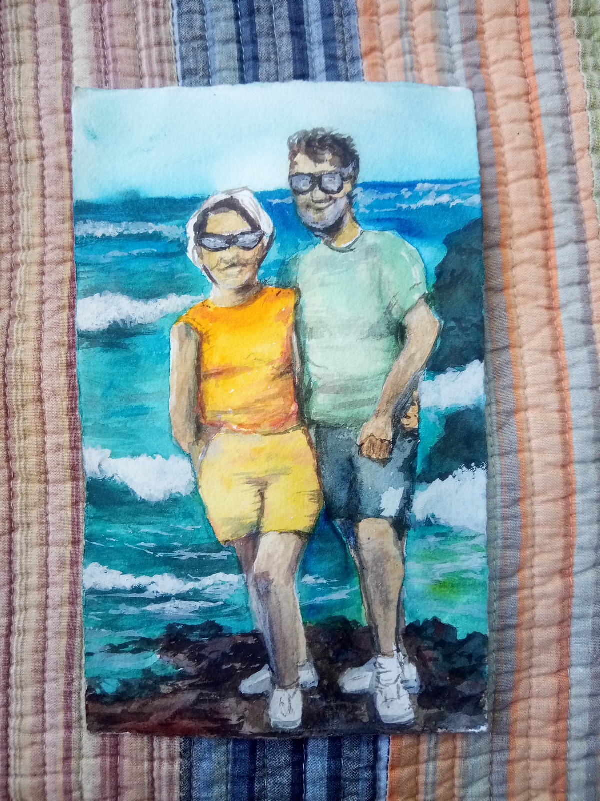 Watercolor painting people | eBay