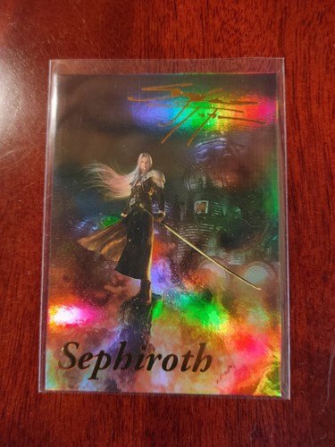 Final Fantasy Art Museum Trading Card 7 VII 1-101 Secret SIGNED FOIL ...