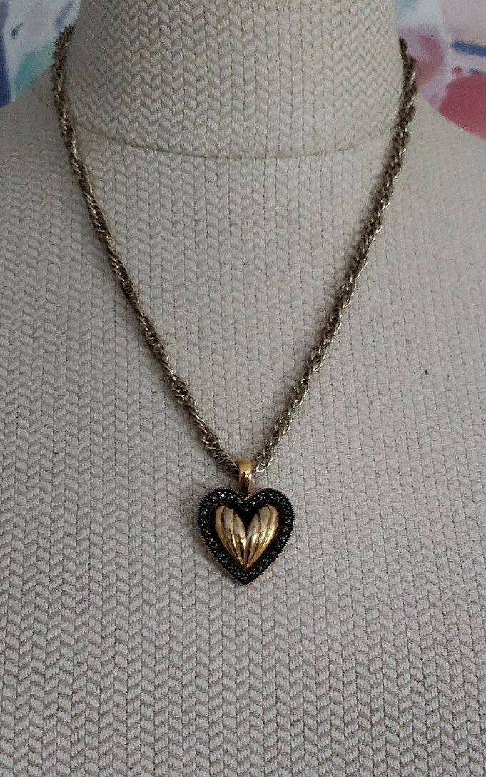 Judith Jack Vintage Sterling Black & Gold Marcasite … - Gem