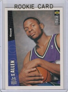 RAY ALLEN ROOKIE CARD 1996/97 Upper Deck Collector's Choice Basketball ...