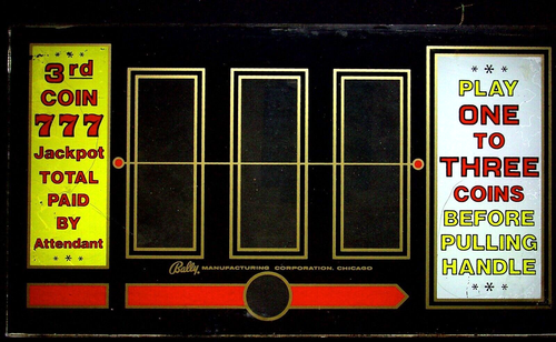 Vintage 1980s Las Vegas Bally Slot Machine Glass Retired Jackpot 3rd ...