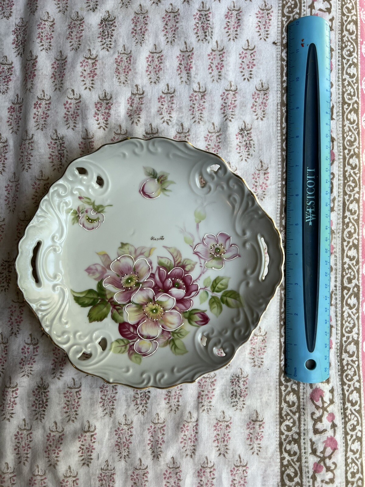 Kalk Porcelain Flower Candy Dish Renee Japan Original Creation Vintage ...