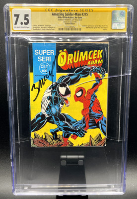 Amazing Spider-Man #375 Mark Bagley Signed Marvel Comics Turkish Edit ...