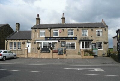 Photo 6x4 The Junction Inn Paddock Road Kirkburton Highburton At a junc ...