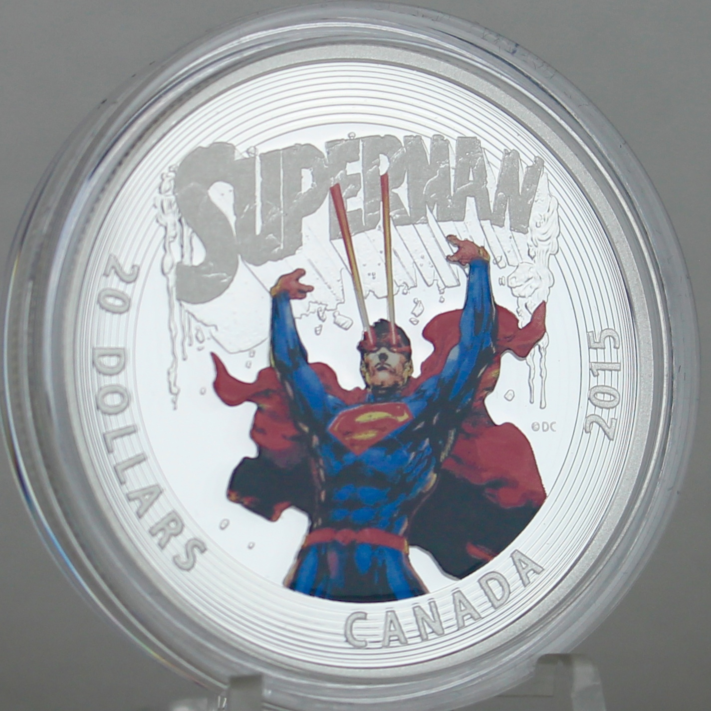 Canada 2015 $20 Superman Action Comics #28, 1 oz. 99.99% Pure Silver ...