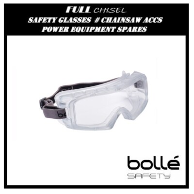 Bolle Coverall 3 Goggles Clear Indirect Vents Top & Bottom (Flat Rate ...