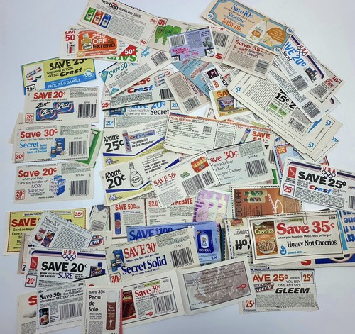 Vintage Lot 1980s 90s Coupons Name Brands Most Have No Expiration Date ...