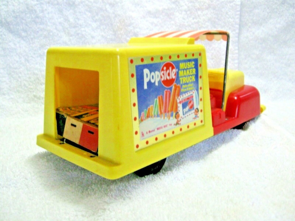 Vintage Collectible 1950's MATTEL POPSICLE "Music Maker Truck" Toy ...