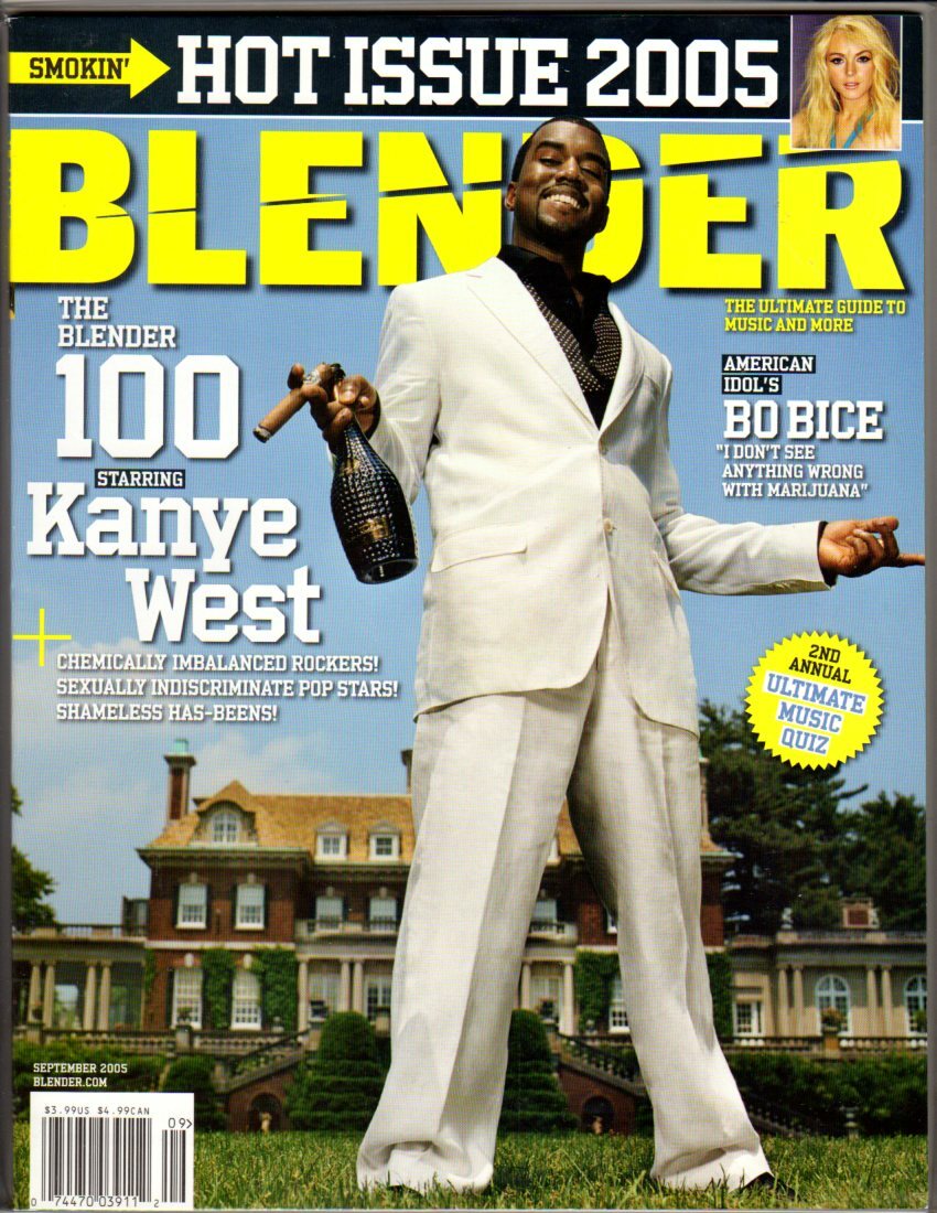 Maxim Blender Magazine #40 Kanye West September 2005 Issue | eBay