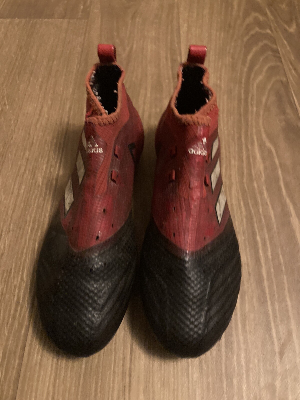 ADIDAS ACE 17.1 Primeknit FG Red Mens Soccer Cleats Football Size US 7 ...