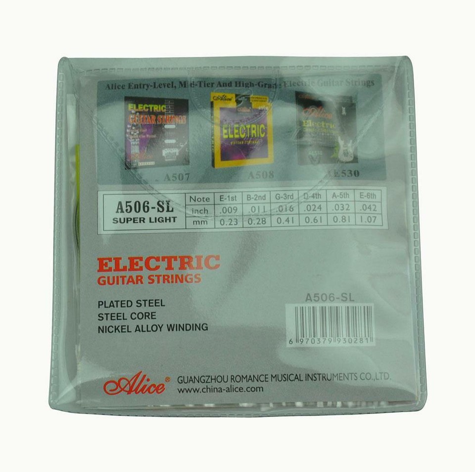 10Sets Alice Electric Guitar Strings Nickel Alloy Winding 6 Strings Set ...