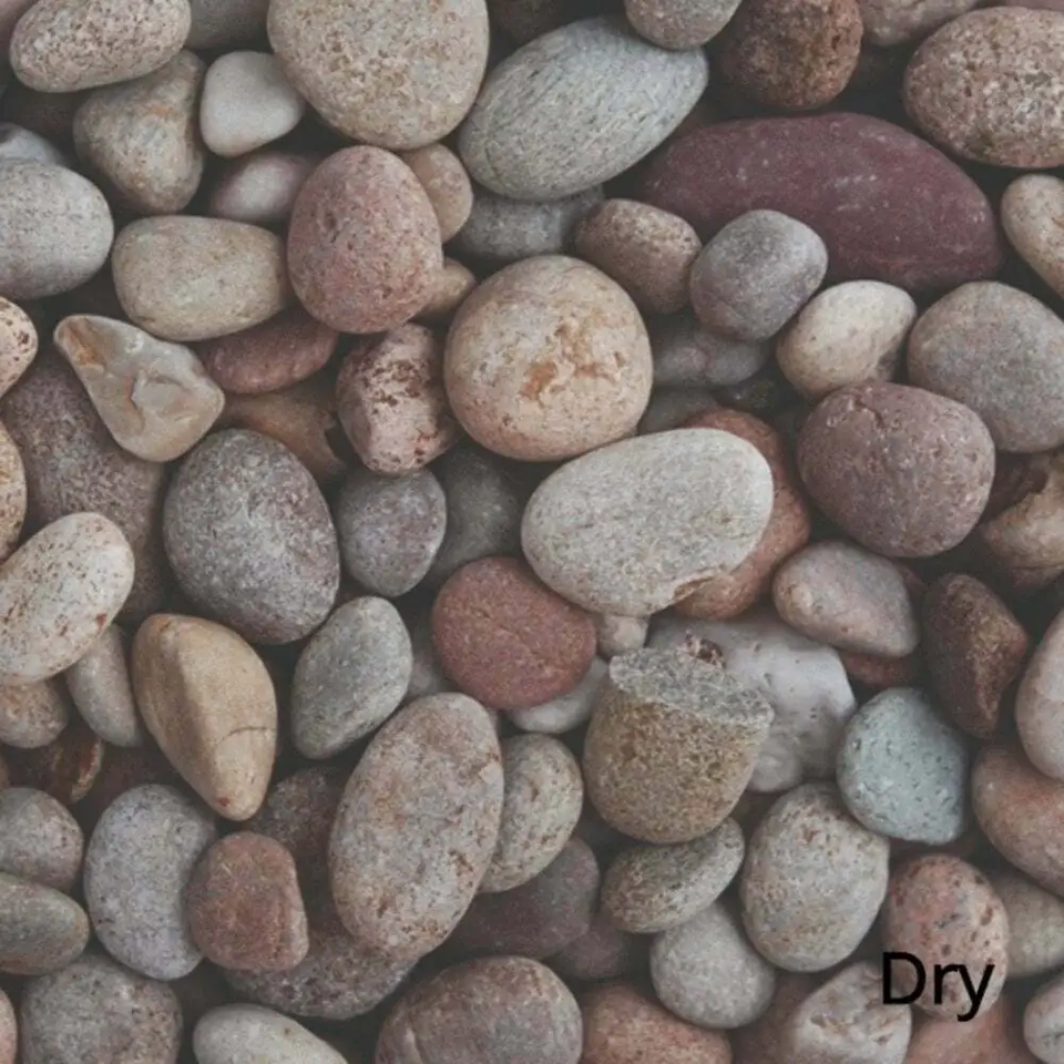 Washed Pea Gravel Decorative Stone 4 -10mm Decorative River Polybag ...