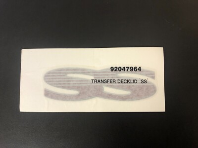 REAR BOOT DECAL SS STICKER DECAL FOR HOLDEN VS VR COMMODORE | eBay ...